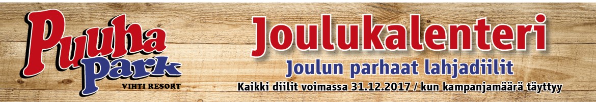 PuuhaPark Joulukalenteri | Verkkokauppa
